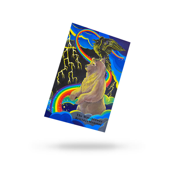 The Watchtower Postcard - Brittney Monster Art